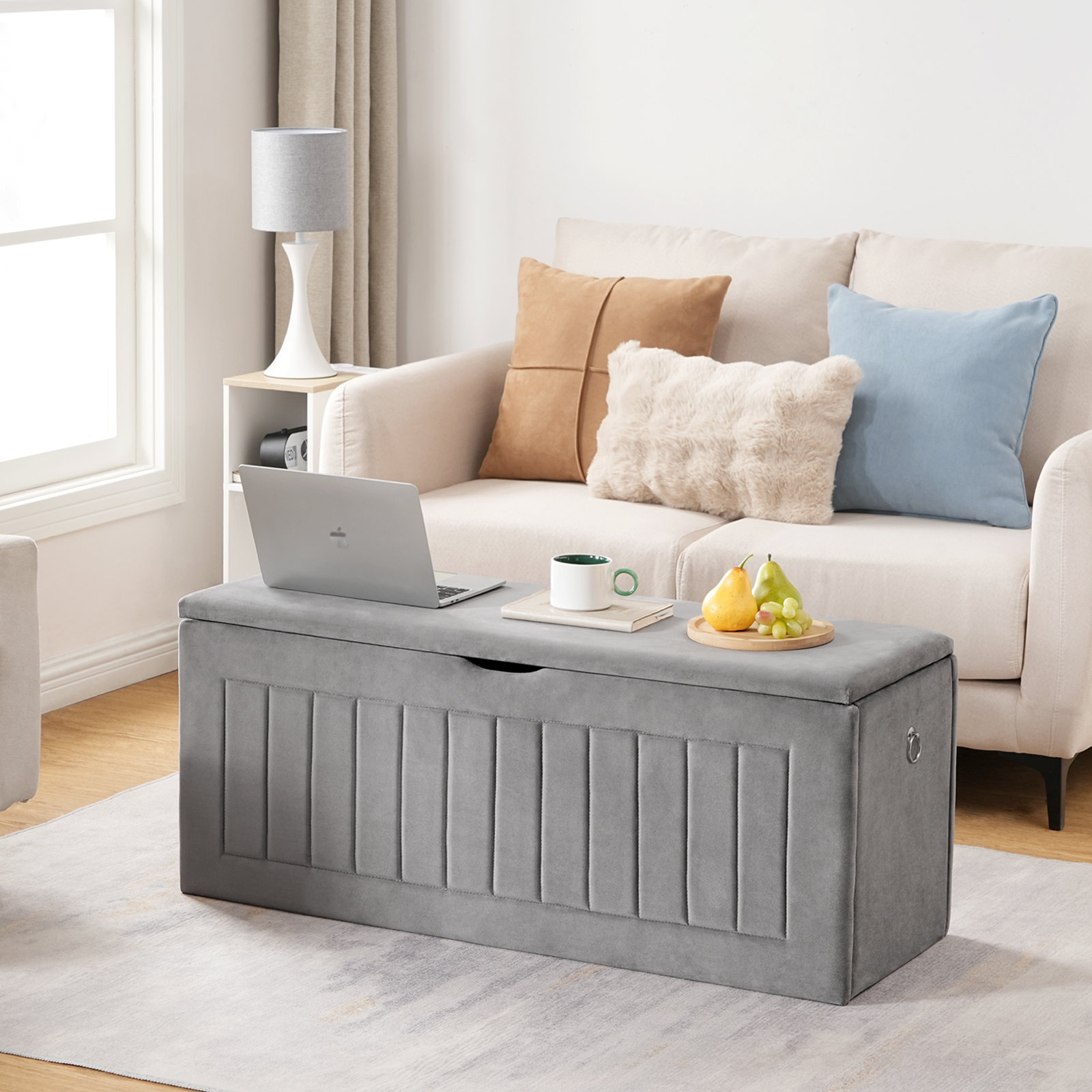 Ebern Designs Storage Bench Blanket Chest & Reviews | Wayfair