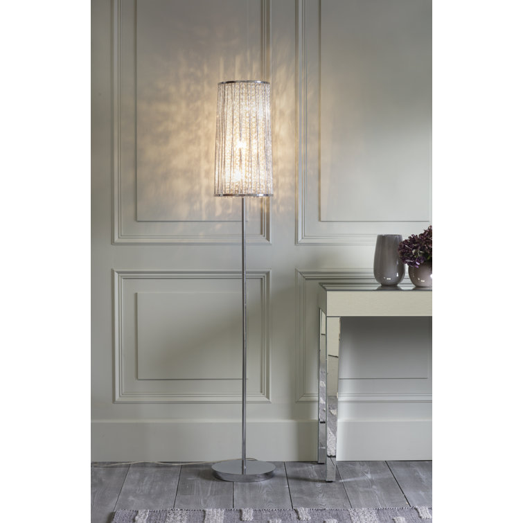 Mercer41 Brendon 158cm Silver Traditional Floor Lamp & Reviews ...