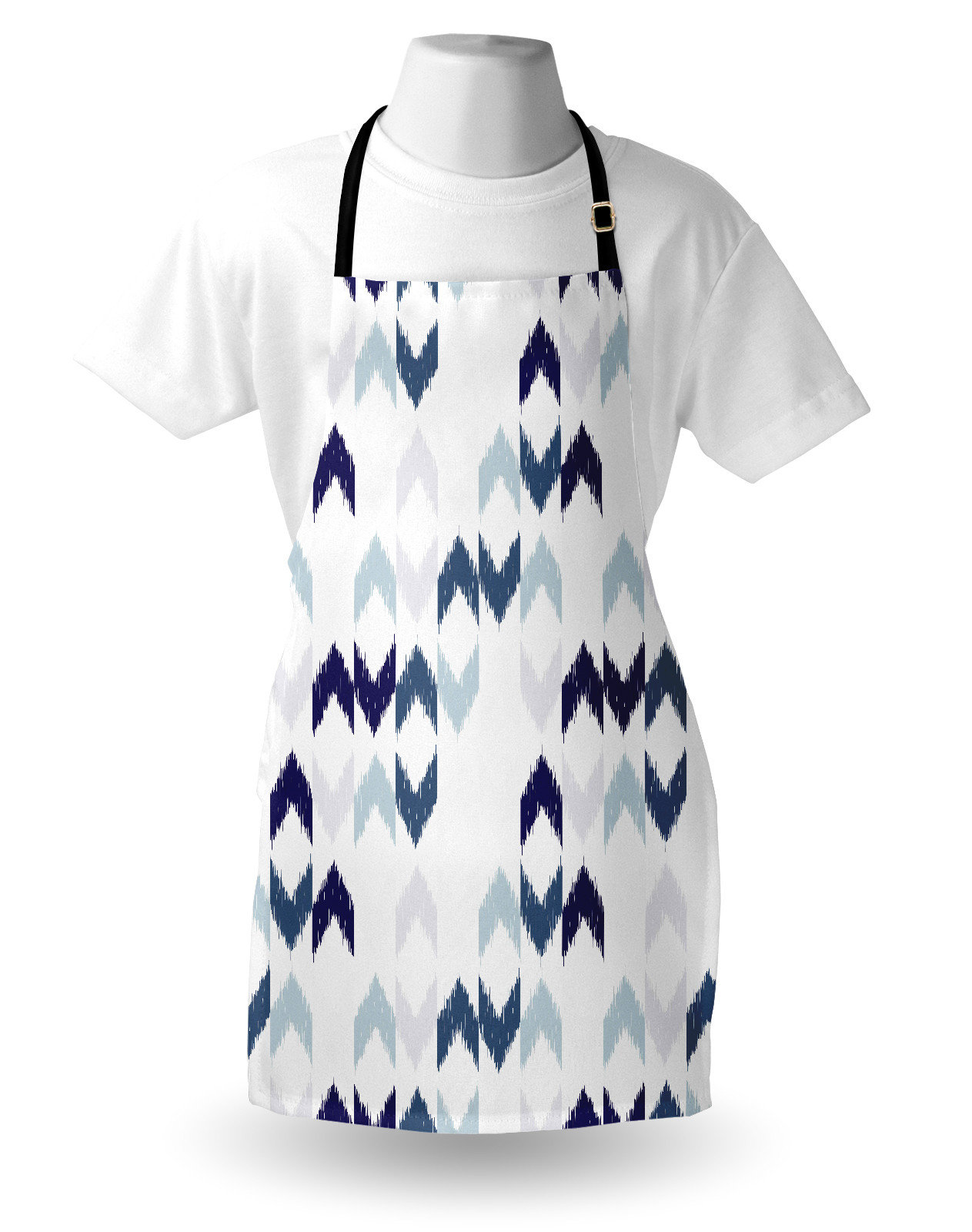 East Urban Home Ethnic Apron Unisex, Ikat Chevron Zig Zag, Adult Size ...
