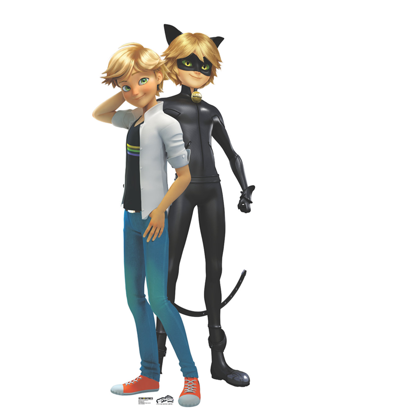Wet Paint Printing Miraculous Adrien And Cat Noir Combo Cat Noir ...