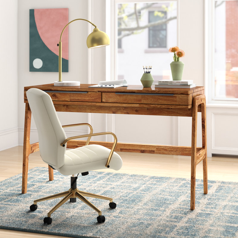 Corrigan Studio® Sacario 49" Wide Writing Desk & Reviews | Wayfair