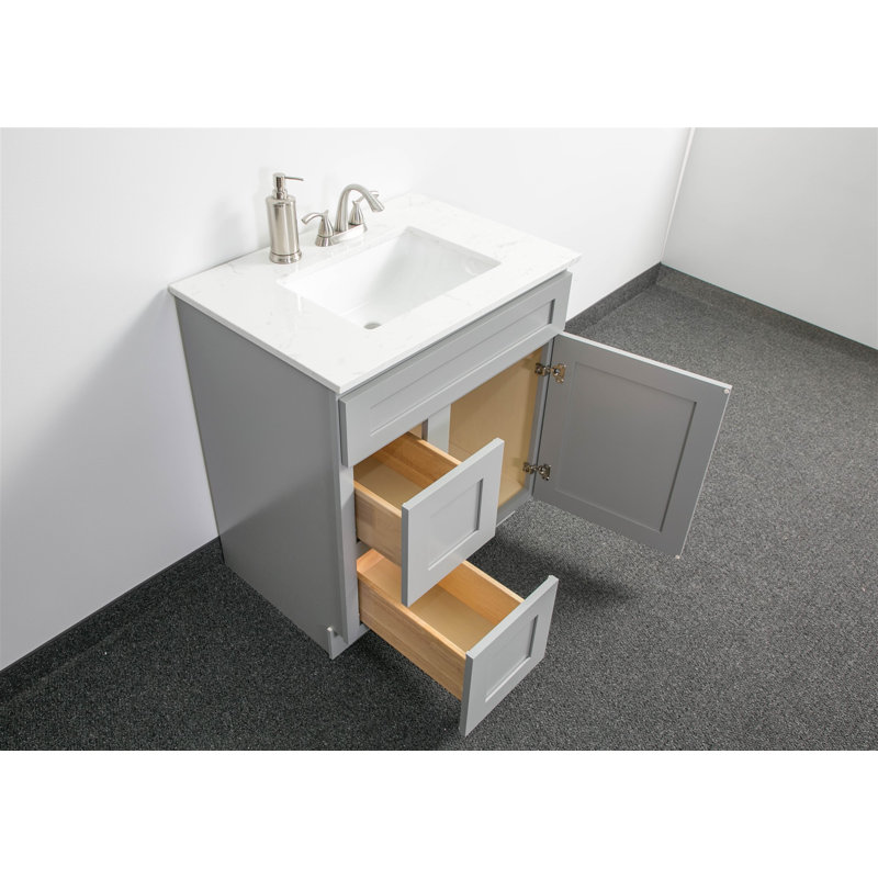 United Cabinetry 36'' Bathroom Vanity Base Only & Reviews | Wayfair