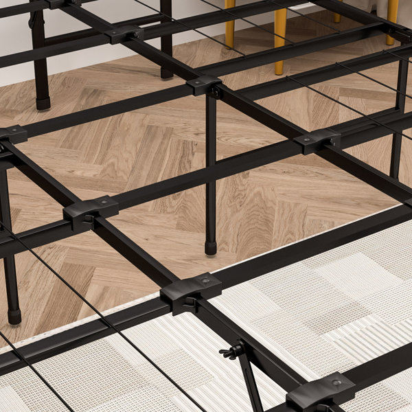 Ebern Designs Roselynne 14'' Adjustable Bed Frame Folding Bed Frame ...