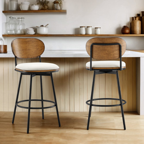 Full Back Bar Stools | Wayfair