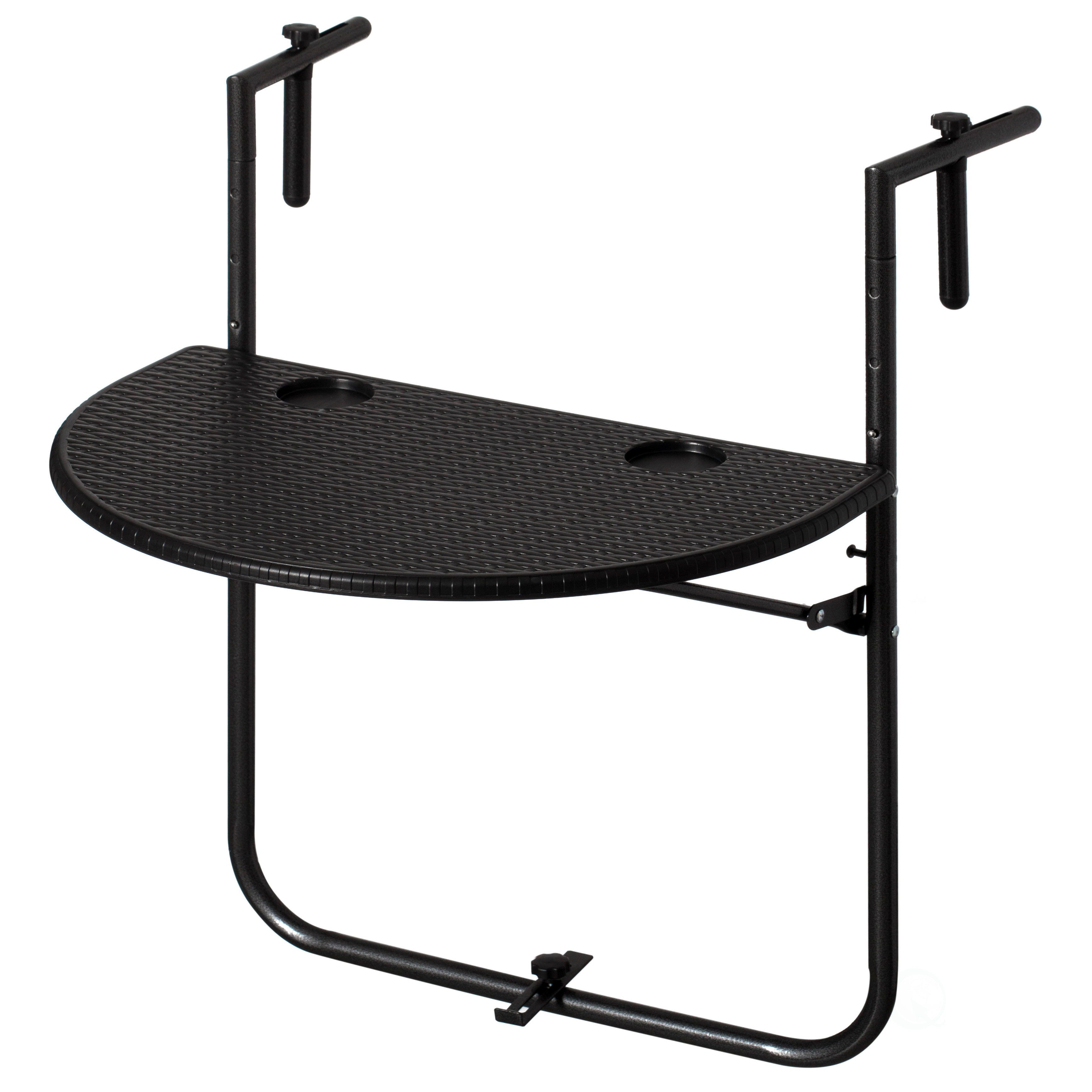 Gardenised 23.5" Semi-circle Portable Folding Table & Reviews | Wayfair