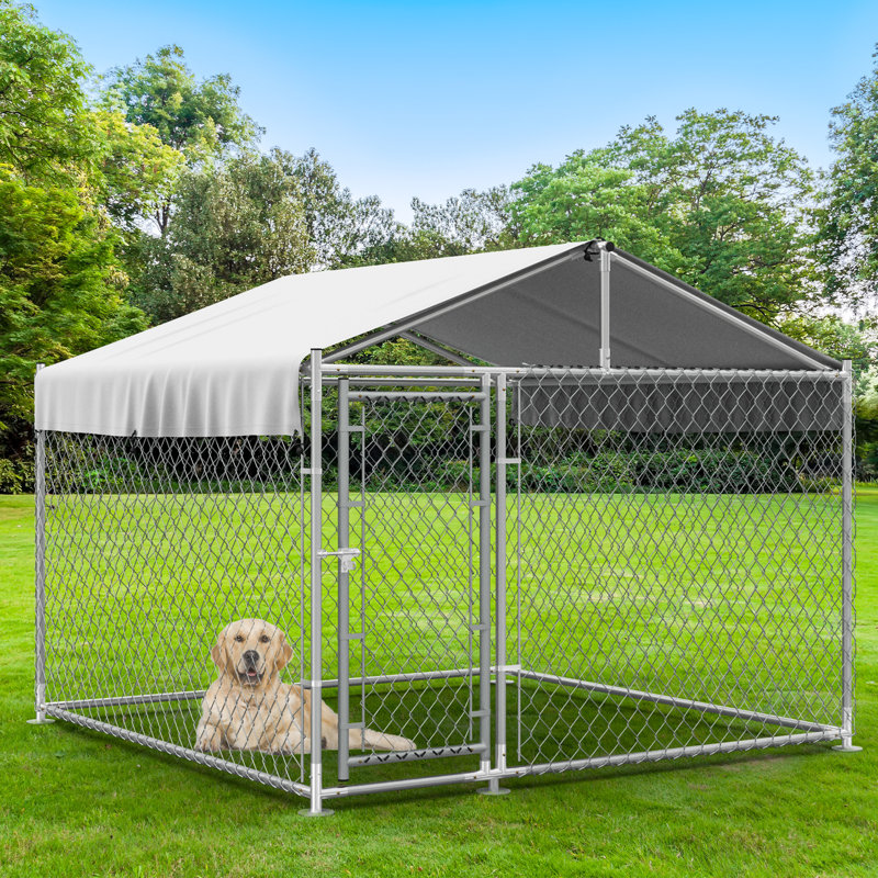 Tucker Murphy Pet™ Fuerte Metal Dog House "& Reviews" | Wayfair
