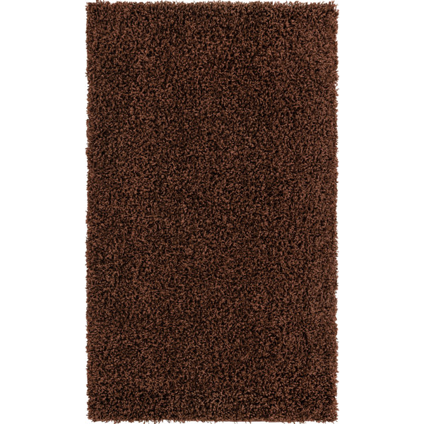 Winston Porter Renesha Chocolate Brown Area Rug & Reviews | Wayfair