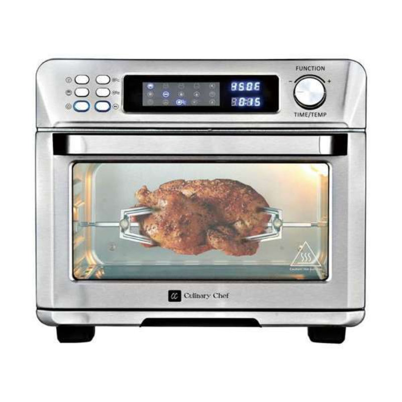 Culinary Chef, 26.42 Qt./25L Digital Air Fryer Oven, Stainless Steel ...