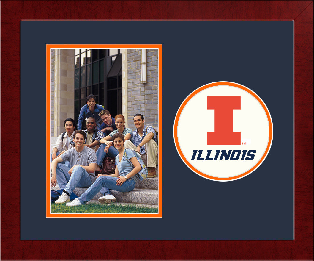 Campus Images NCAA Illinois Fighting Illini Spirit Picture Frame | Wayfair