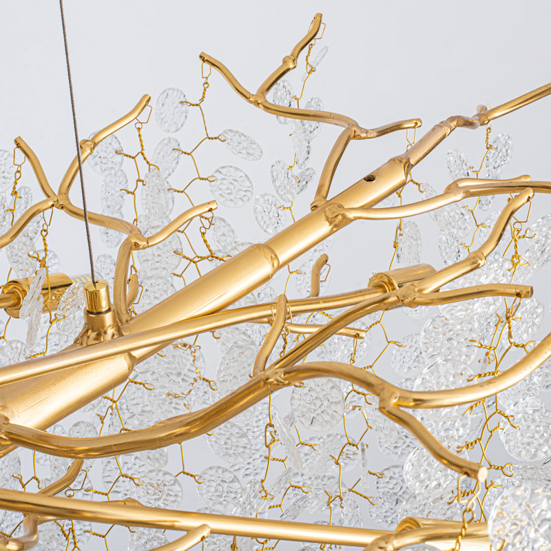 House of Hampton 14 - Light Dimmable Tree Branch Crystal Chandeliers ...