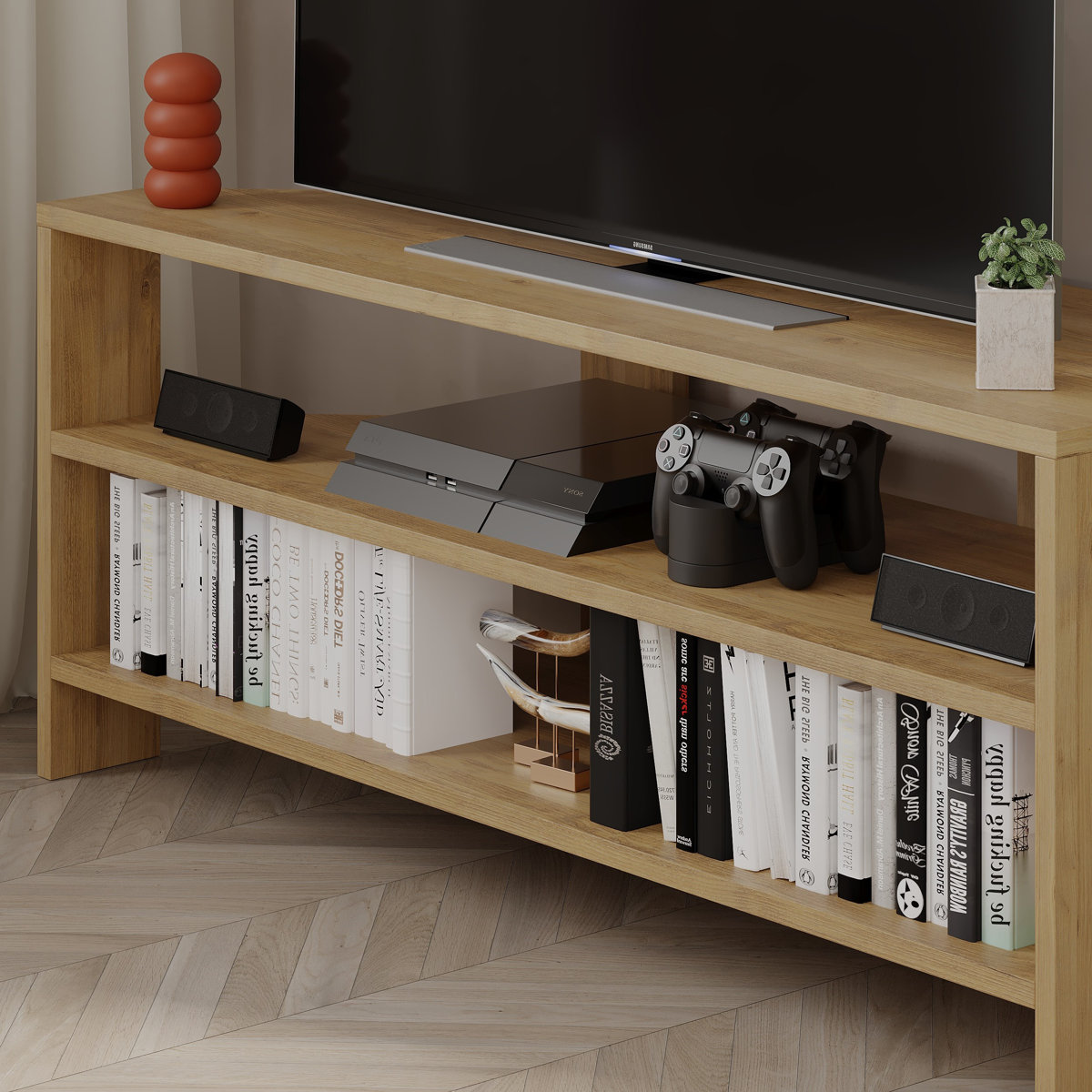 Zipcode Design™ Hinnant TV Stand for TVs up to 50" & Reviews | Wayfair