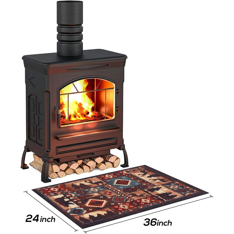 Red Barrel Studio® Fireplace Hearth Rug | Wayfair