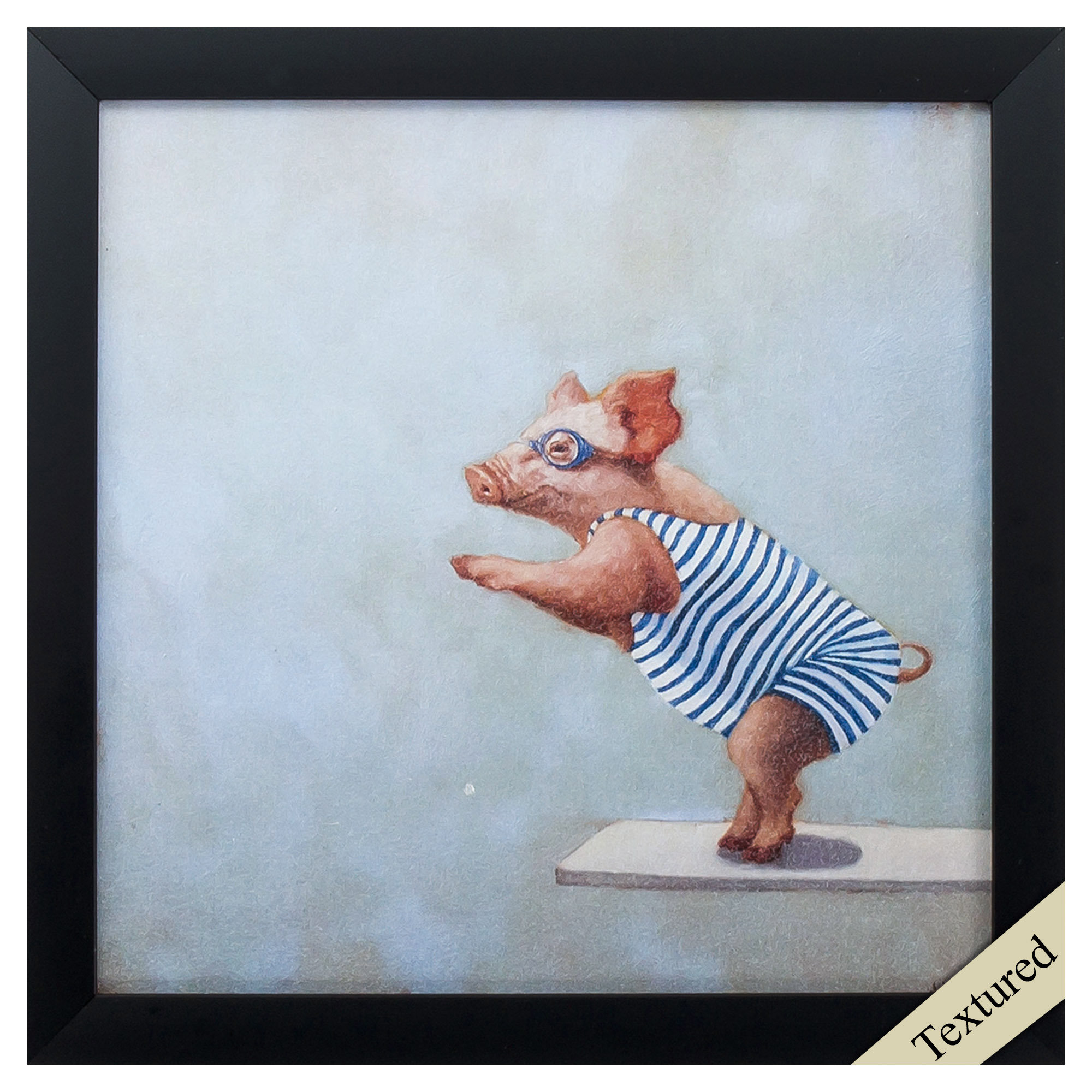 Trinx 'The Plunge' - Picture Frame Painting Print | Wayfair