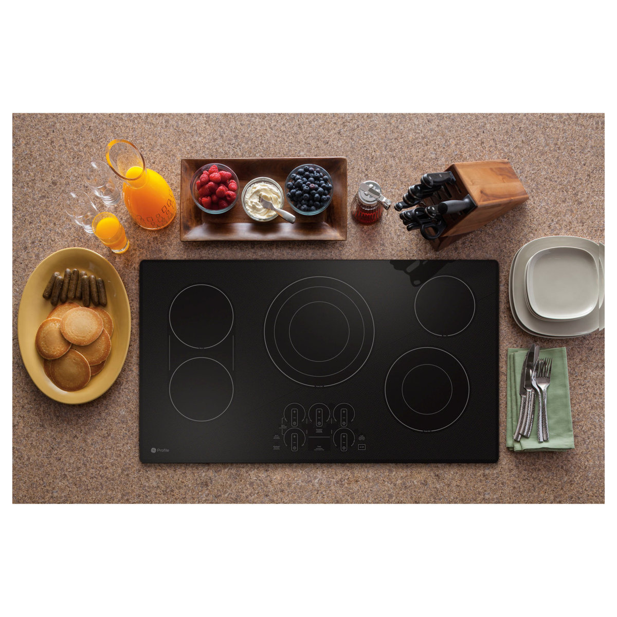 GE Profile™ 36" Electric Cooktop with 5 Elements & Reviews | Perigold