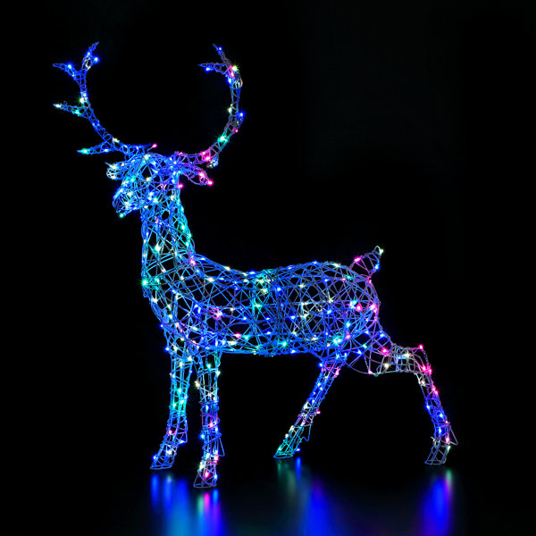 The Seasonal Aisle Woburn Stag Lighted Display | Wayfair.co.uk