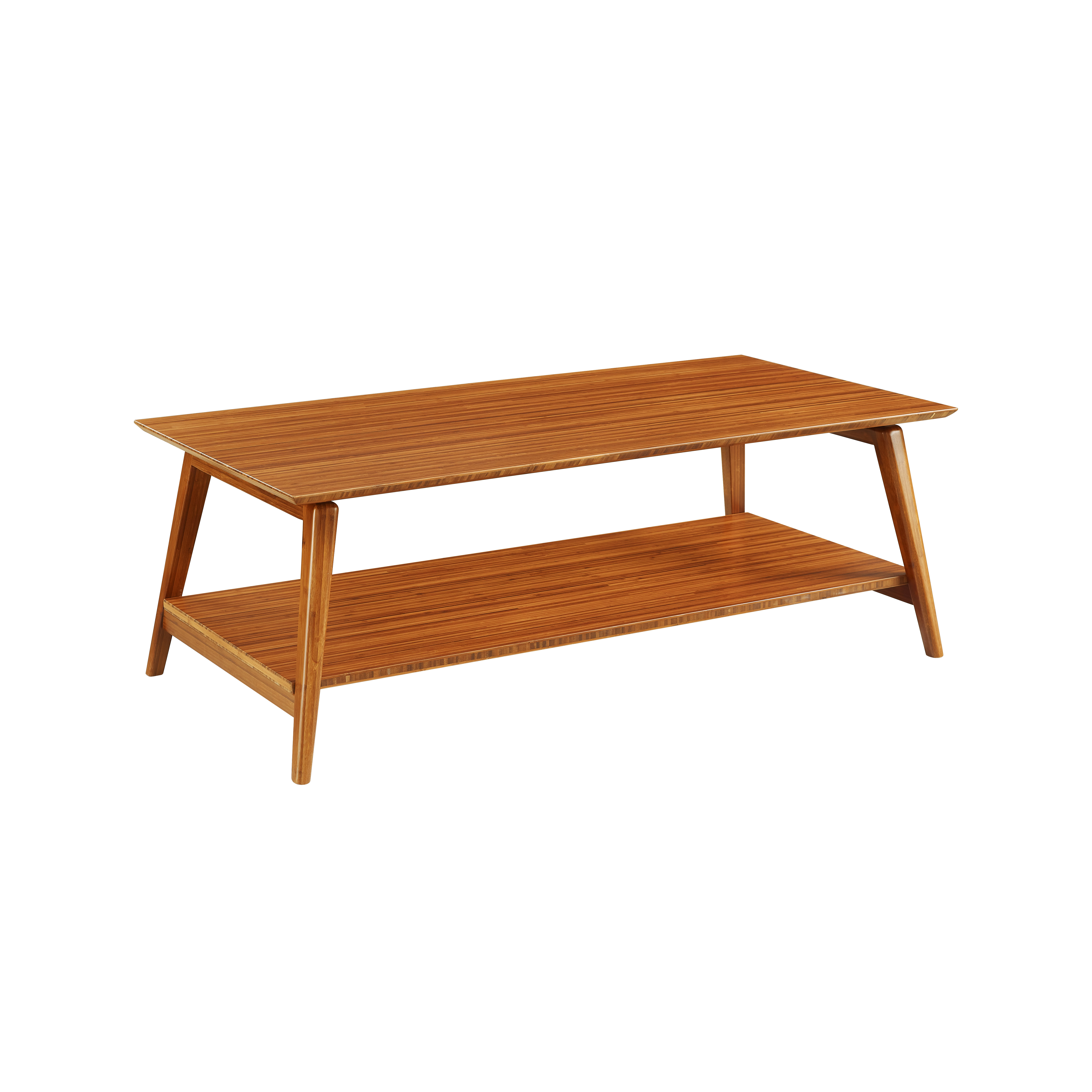 Corrigan Studio® Liev Solid Wood 4 Legs Coffee Table with Storage | Wayfair
