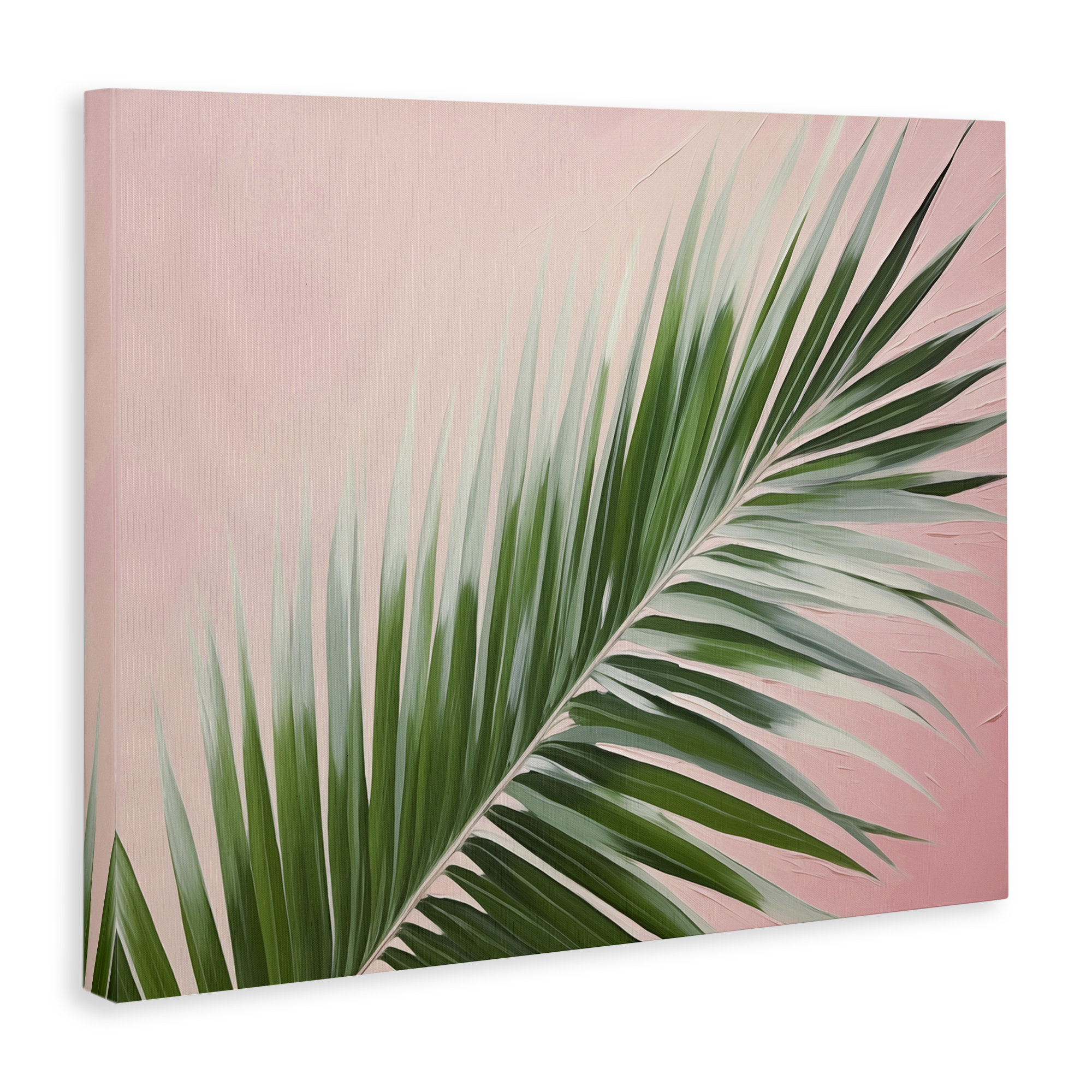 Bayou Breeze Wispy Palm Leaf Canvas Wall Art by Arlington Prints | Wayfair