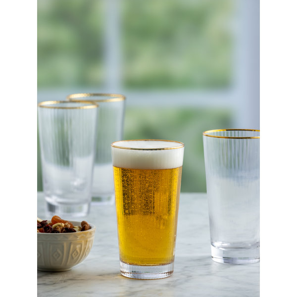 Ravenhead Roma 2 - Piece 480ml Glass Highball Glass Glassware Set ...