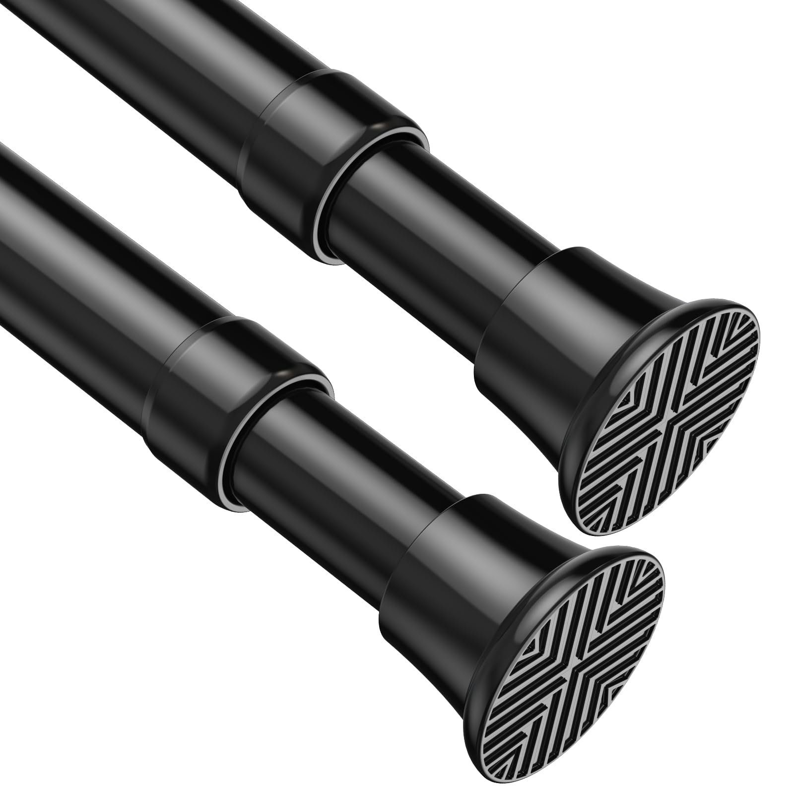 Latitude Run® Tension Rods 23 To 48 Inch, 2Pcs Black Tension Rod ...