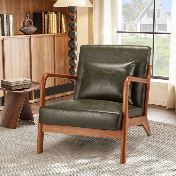 YODOLLA 64.77cm Wide Armchair with Cushion & Reviews | Wayfair.co.uk