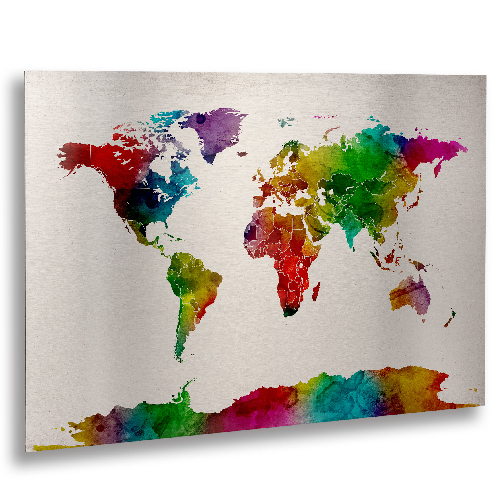 Wrought Studio " World Map II " by Michael Tompsett | Wayfair