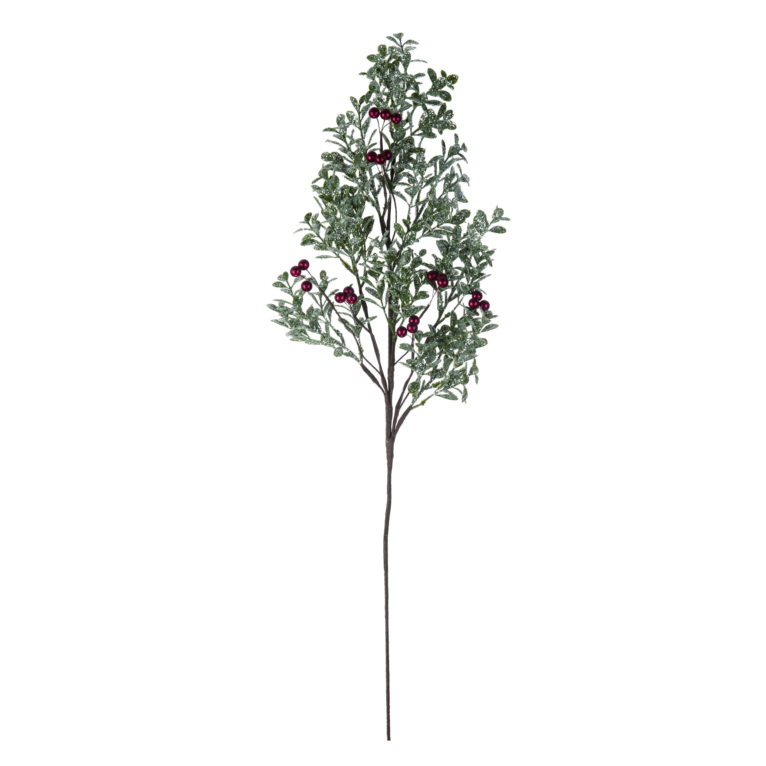 The Holiday Aisle® Artificial 28 in. Green Christmas Glitz Berry Spray ...