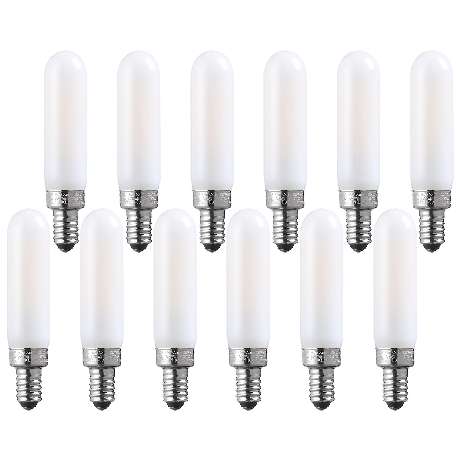 TORCHSTAR T6 LED Dimmable Light Bulb 25W Equiv. with Frosted Glass E12/Candelabra Base & Reviews ...