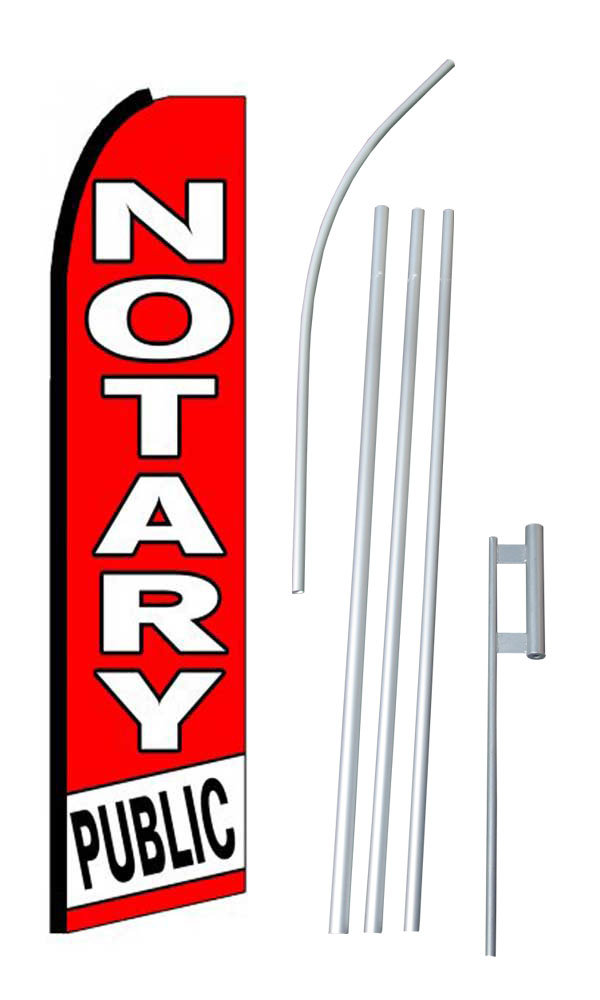NeoPlex Notary Public Polyester 180 x 30 in. Flag Set | Wayfair