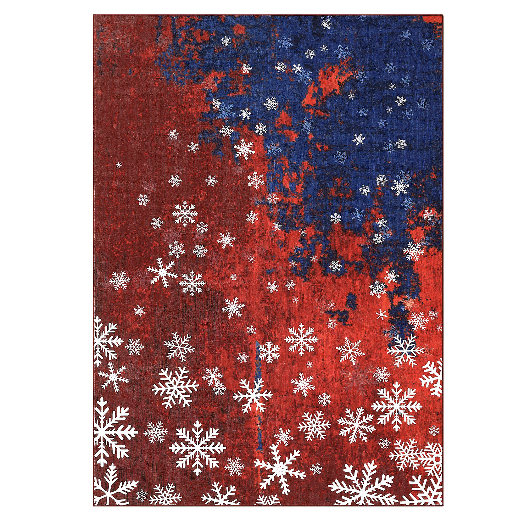The Holiday Aisle® Christmas Decorative Area Rug Washable Modern Rug ...
