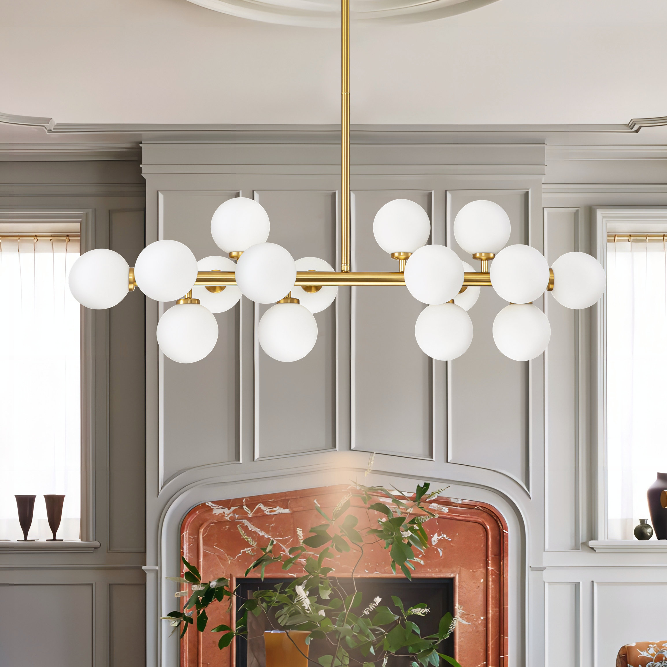 Wade Logan® Broghan 16 - Light Kitchen Island Pendant & Reviews | Wayfair