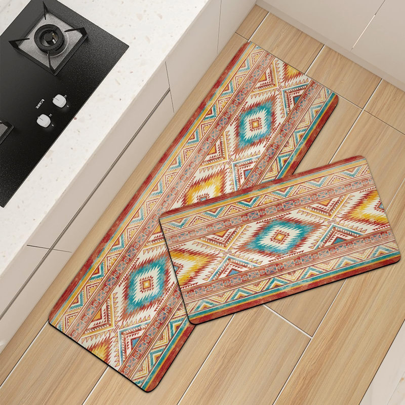 Evifol Non Slip Waterproof Kitchen Rugs Set of 2 | Wayfair