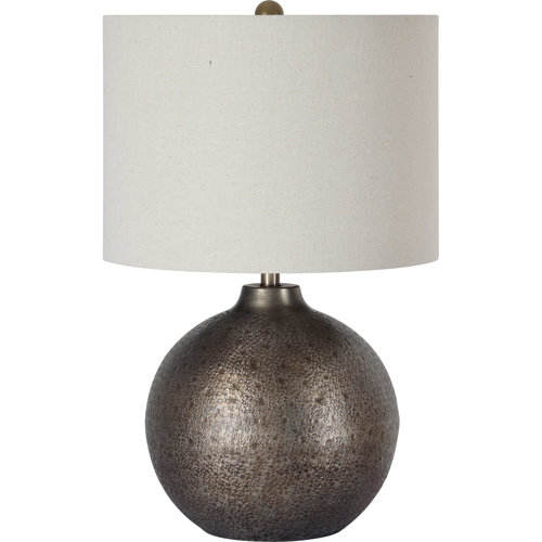 Pewter / Silver Table Lamps You'll Love | Wayfair