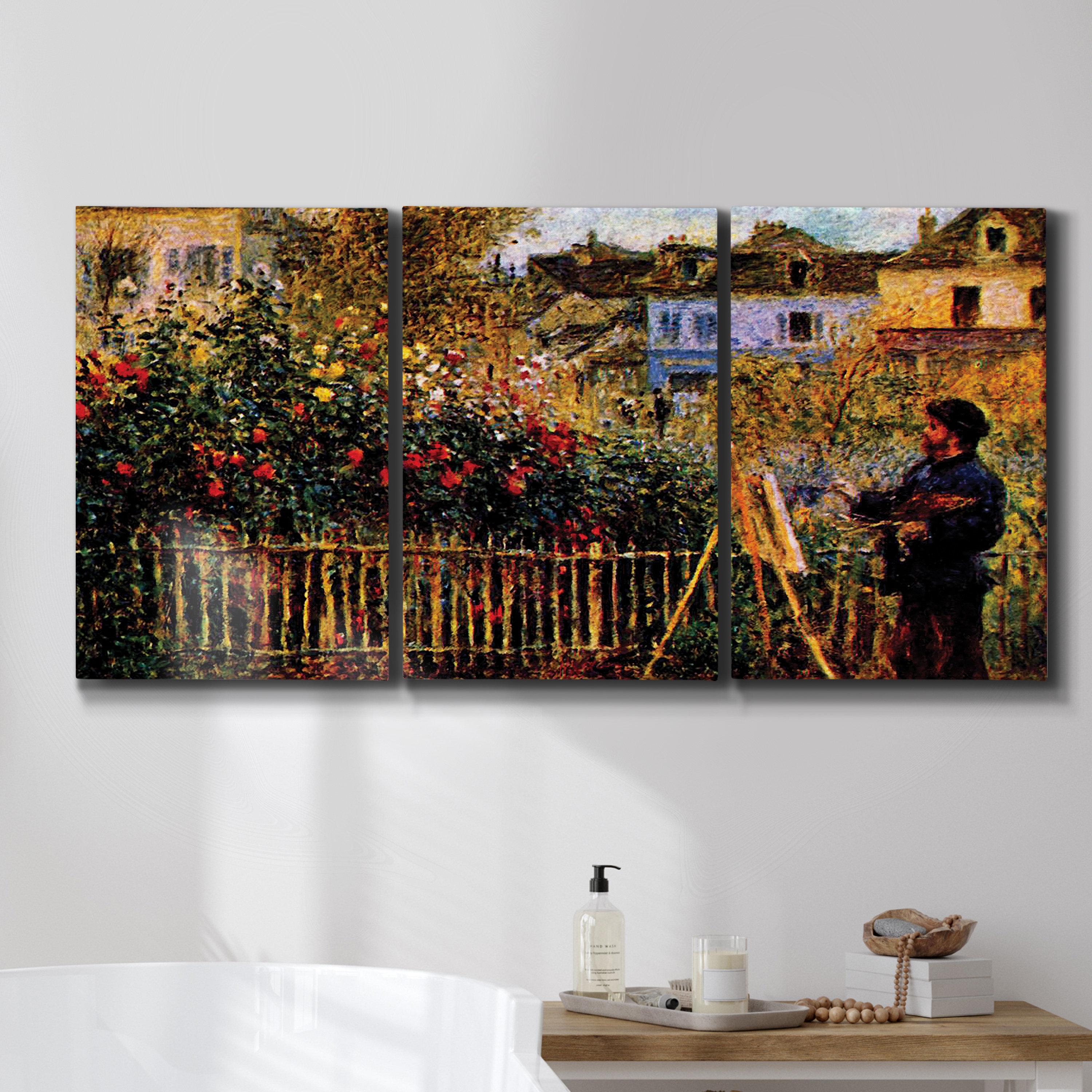 Wexford Home Stacked Landscape IV On Canvas 3 Pieces Print | Wayfair