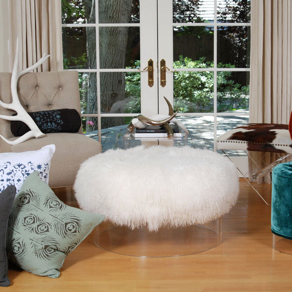 Jamie Dietrich Riley Upholstered Ottoman | Wayfair