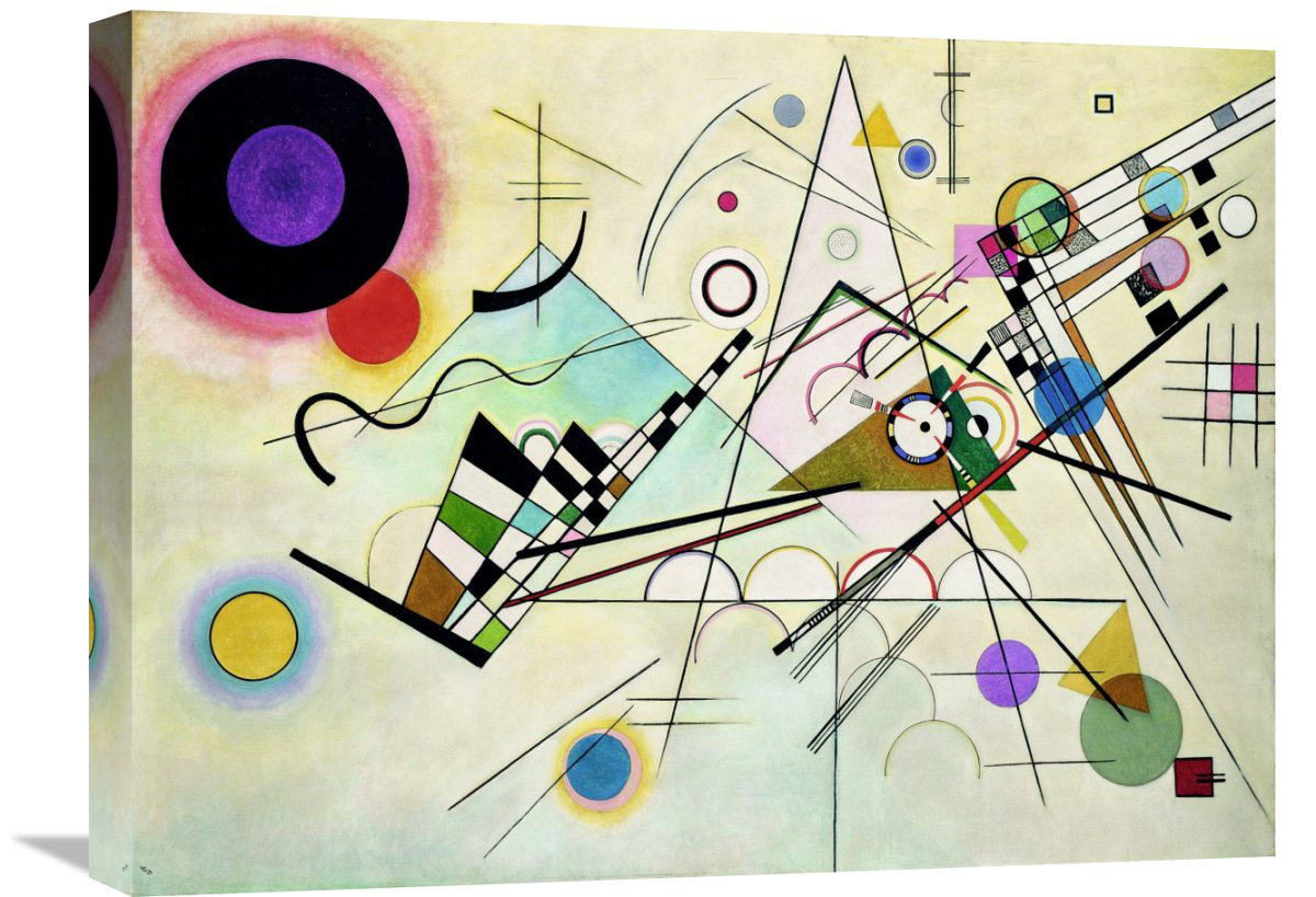 Vault W Artwork Composition VIII by Wassily Kandinsky - Graphic Art ...