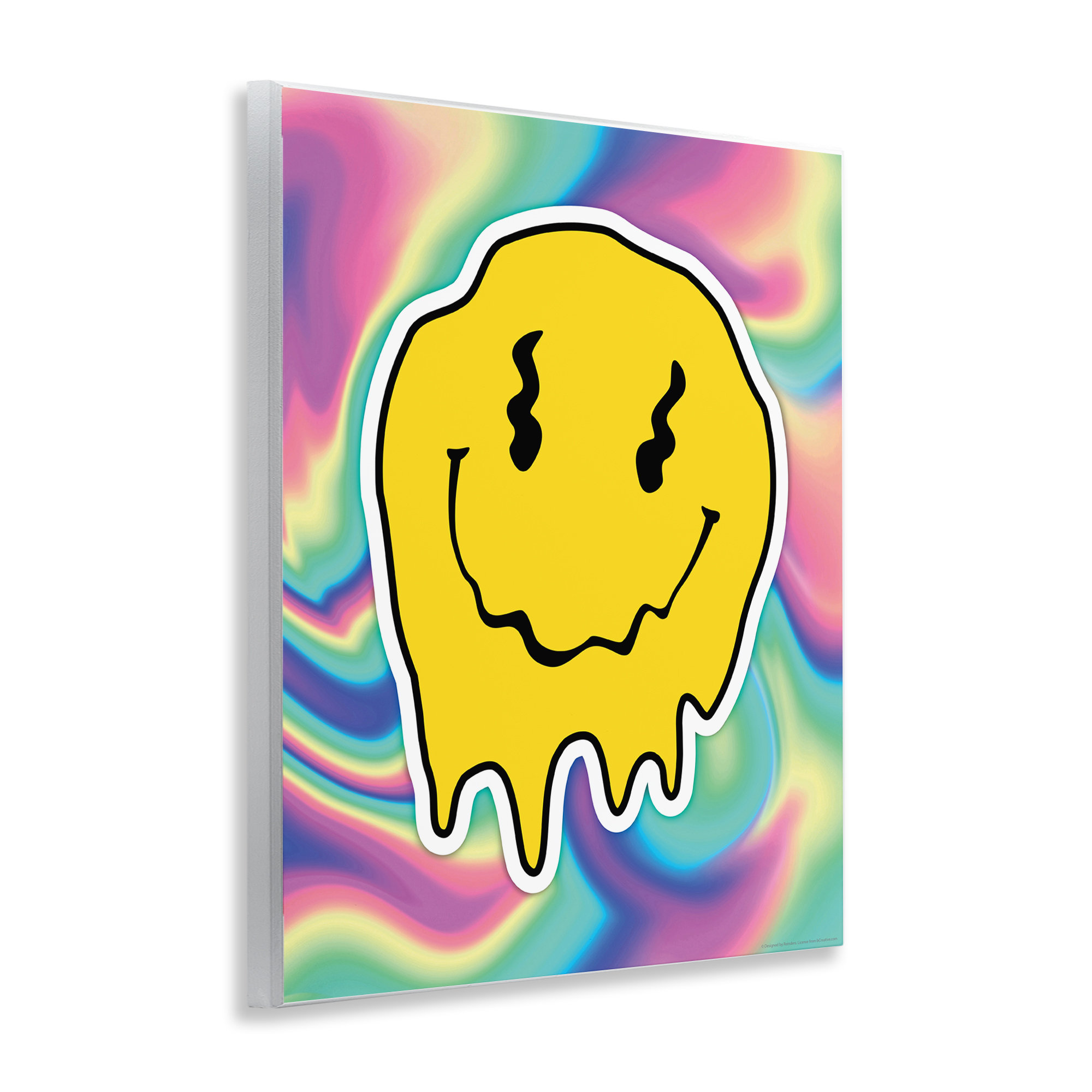 Dakota Fields Abstract Melting Smiley Wall Plaque Art by Reinders | Wayfair