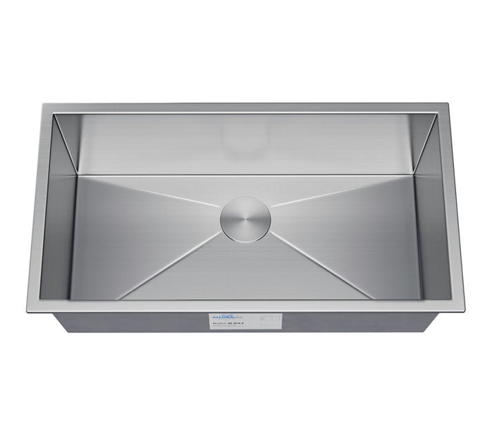 Allora USA 31'' L Undermount Single Bowl Stainless Steel Kitchen Sink ...