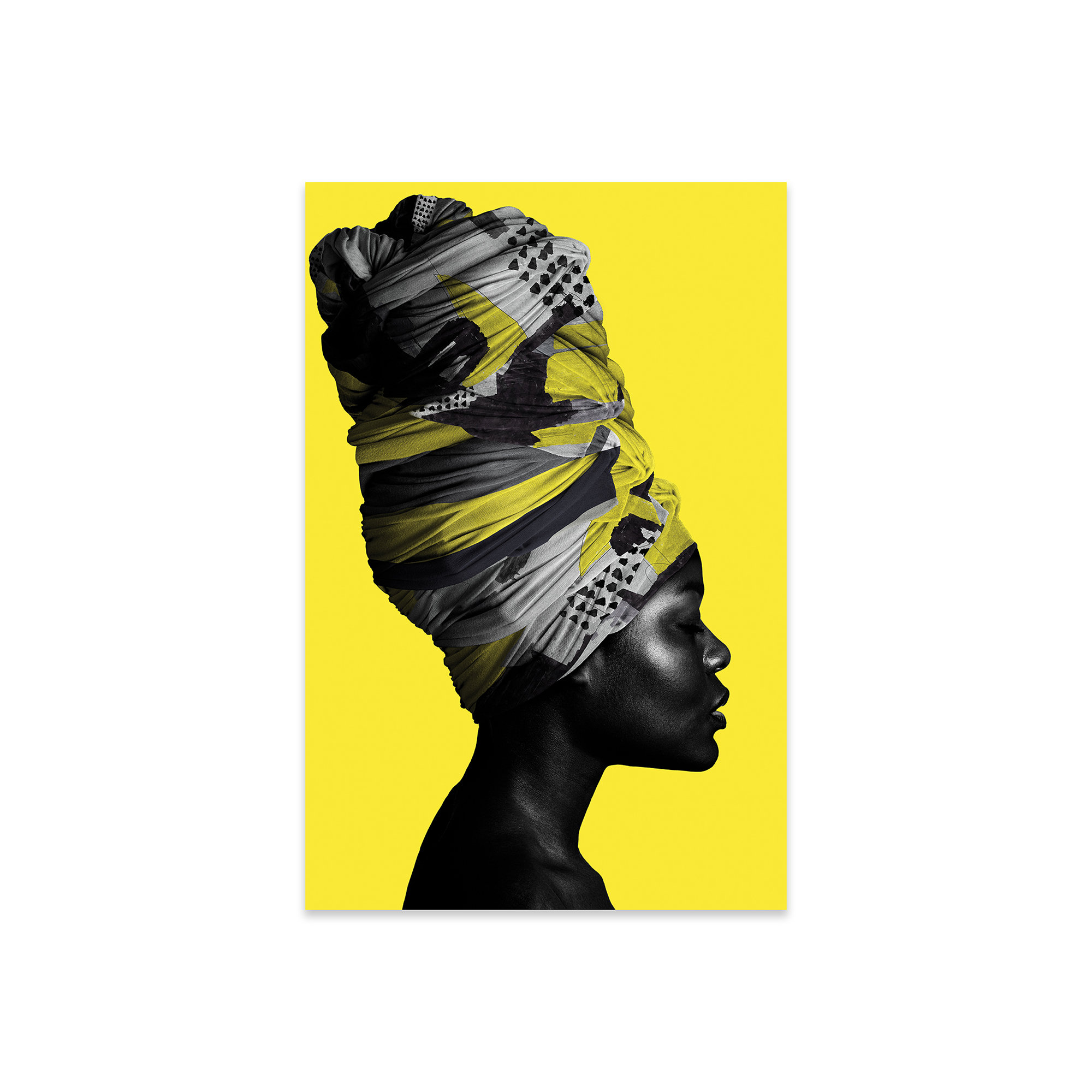 Dakota Fields Yellow And Grey XXIV On Plastic / Acrylic by Danilo De ...