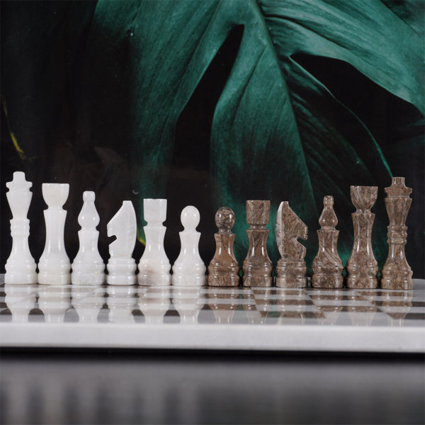 RADICALn Handmade Marble Chess Set Chess Board Game | Wayfair
