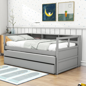 Wildon Home® Dhruv Extra-long Twin Daybed with Trundle | Wayfair