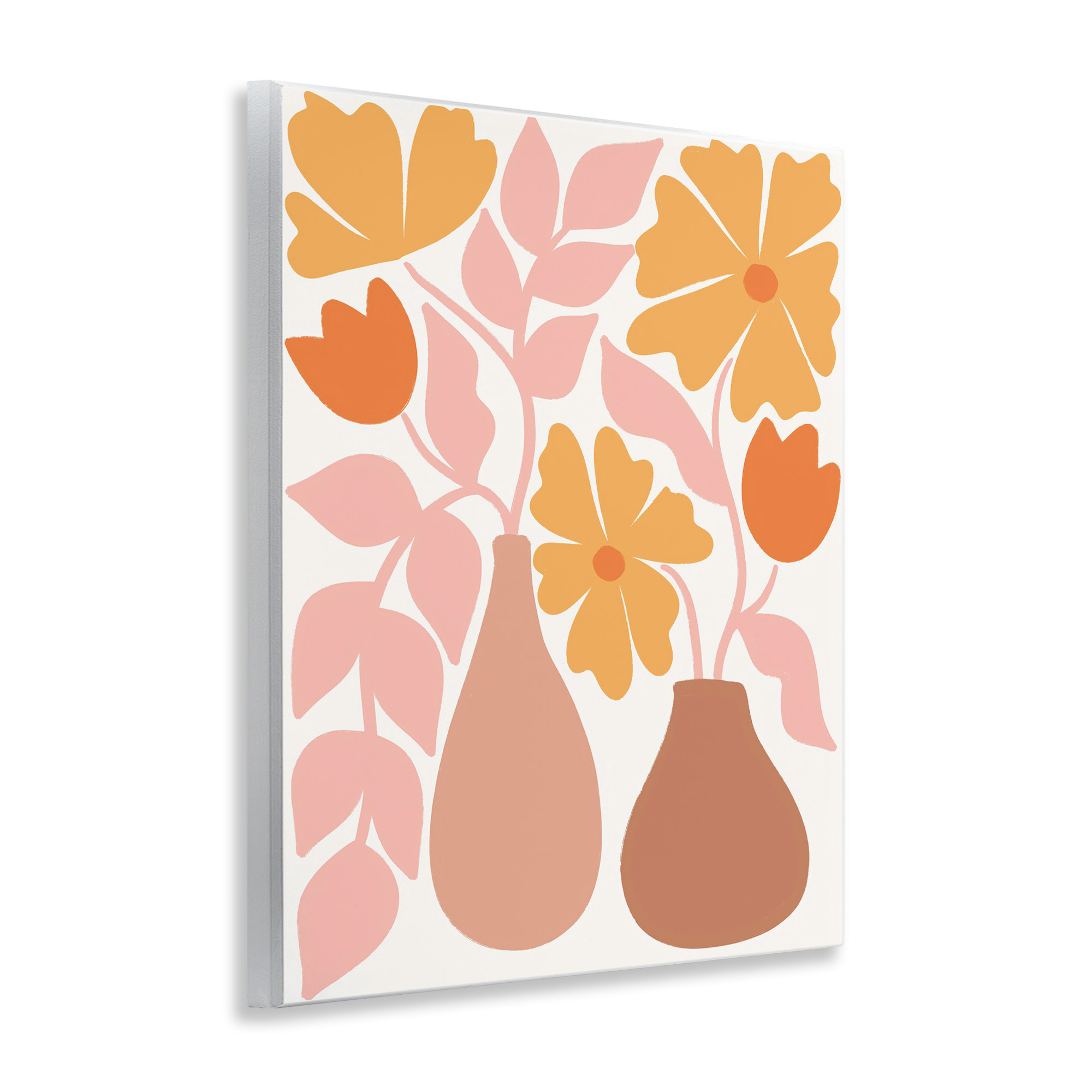 Dakota Fields Funky Flower Vases Wall Plaque Art by Taylor Shannon ...