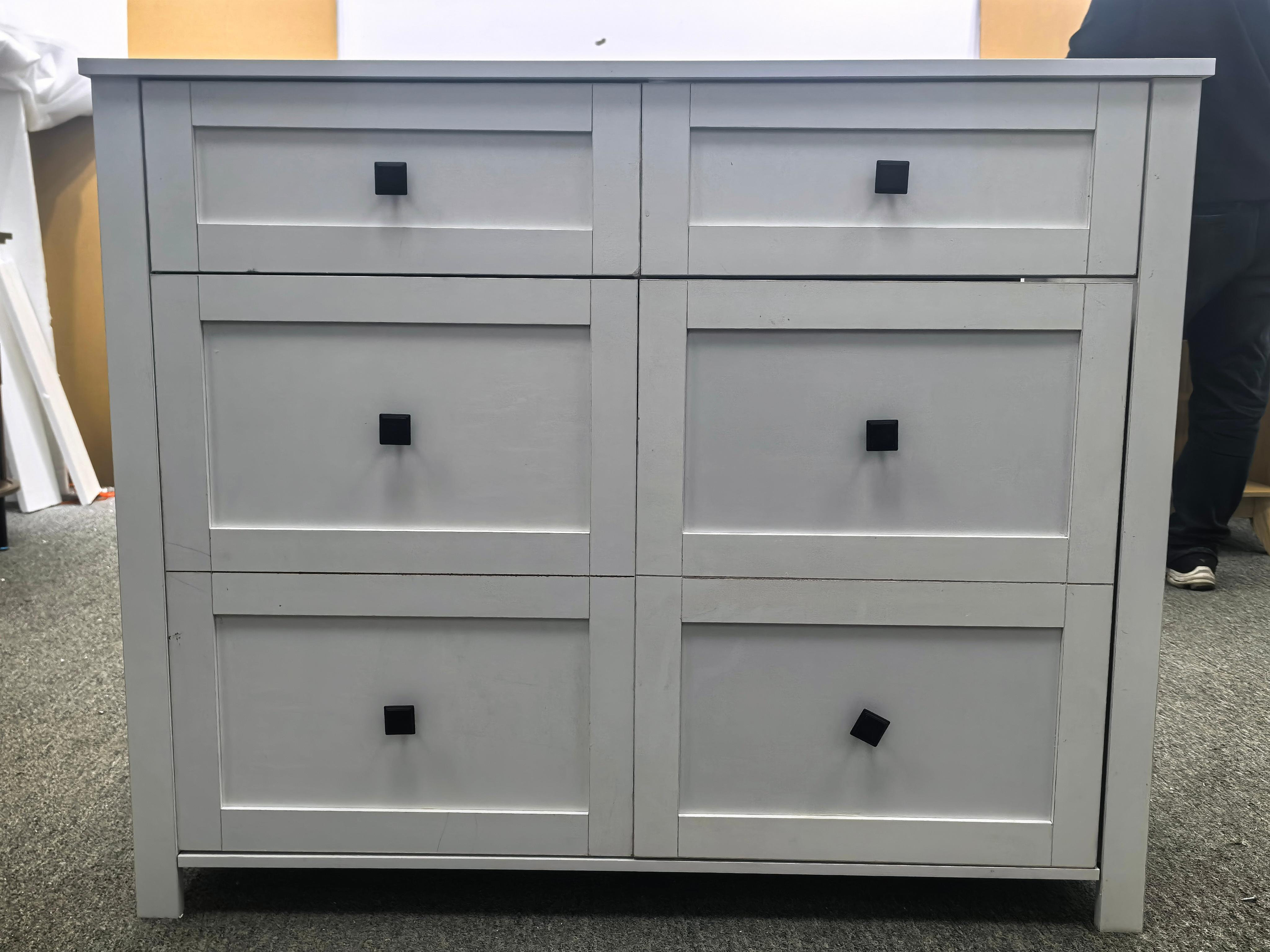 Ebern Designs Modern 2-Drawer Buffet Cabinet With Built-In Mini Fridge ...