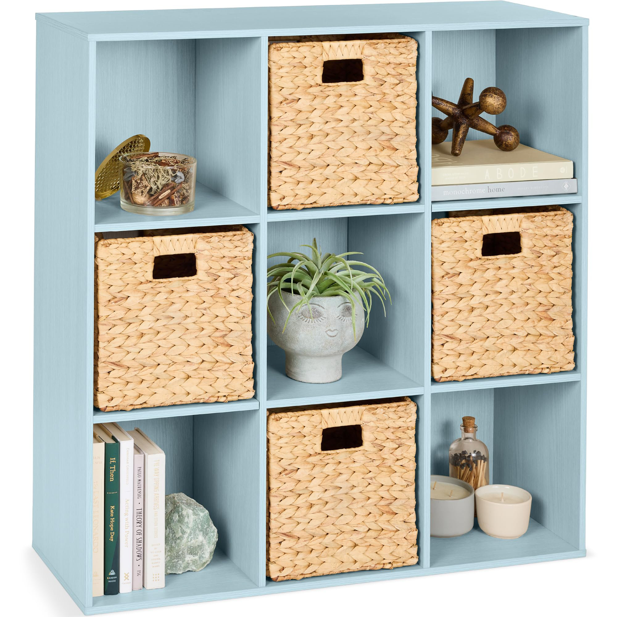 George Oliver 9-Cube storage manager, bookshelf opening, bookshelf ...