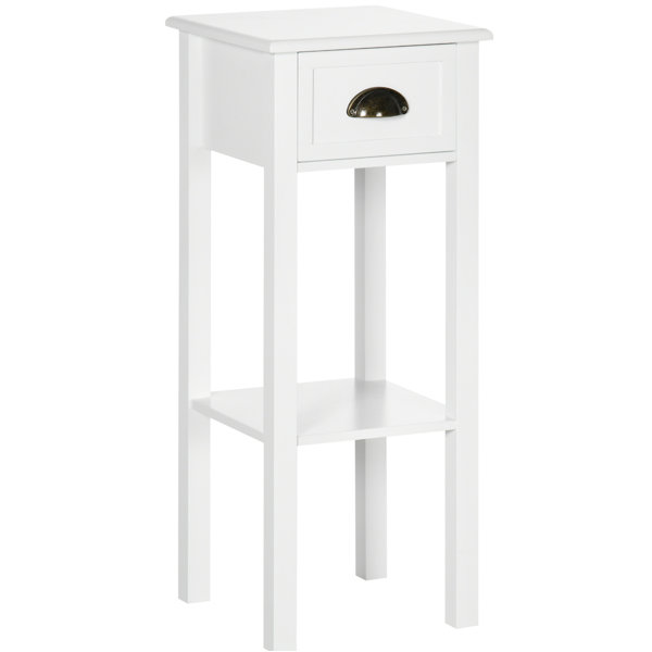 Gracie Oaks Two-level side table with drawers, for living room or ...