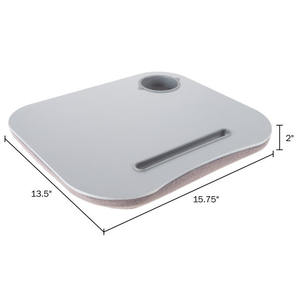 Inbox Zero Bigyan Laptop Buddy Portable Lap Desk - Computer, Writing ...