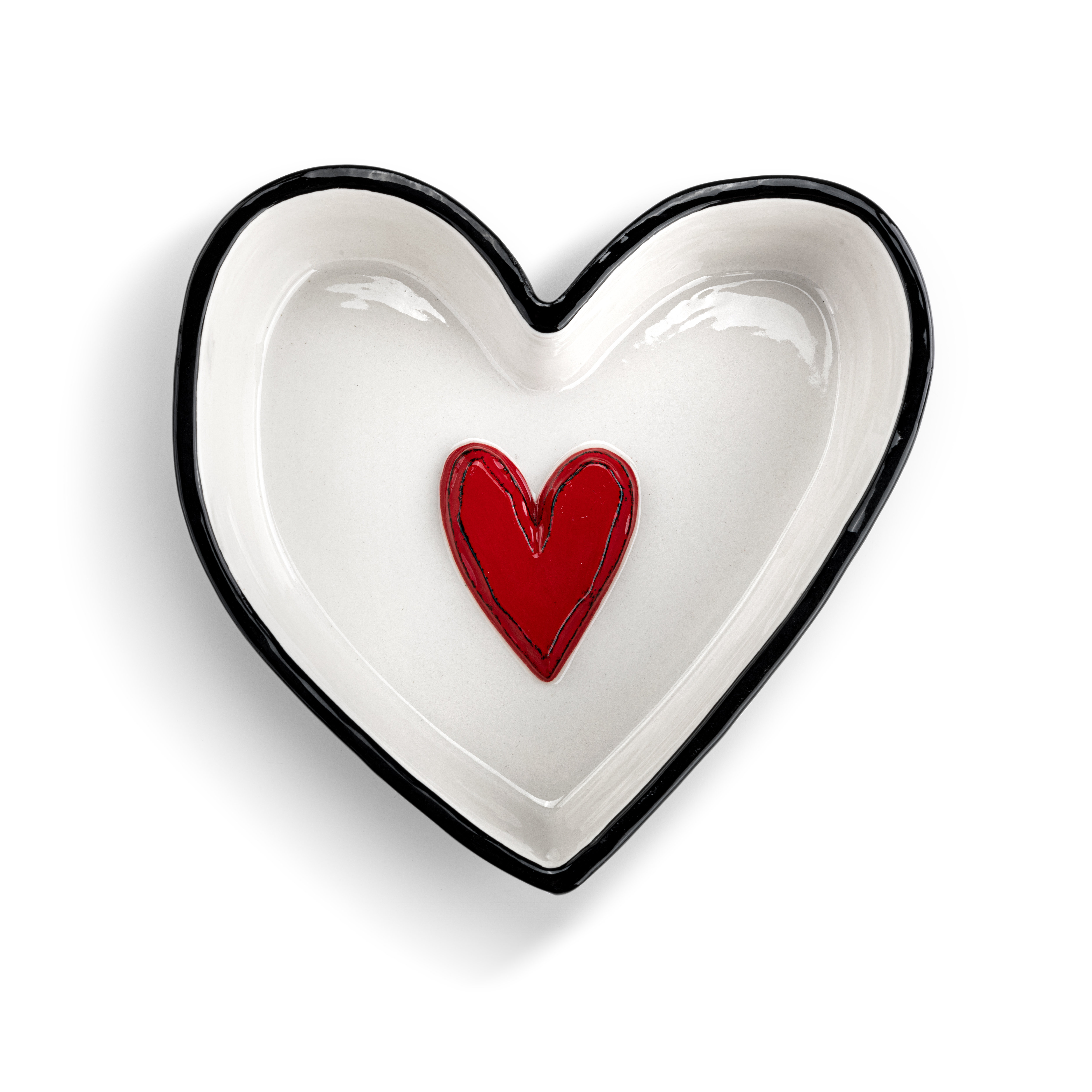 DEMDACO Medium Red Heart Dish - 6In | Wayfair