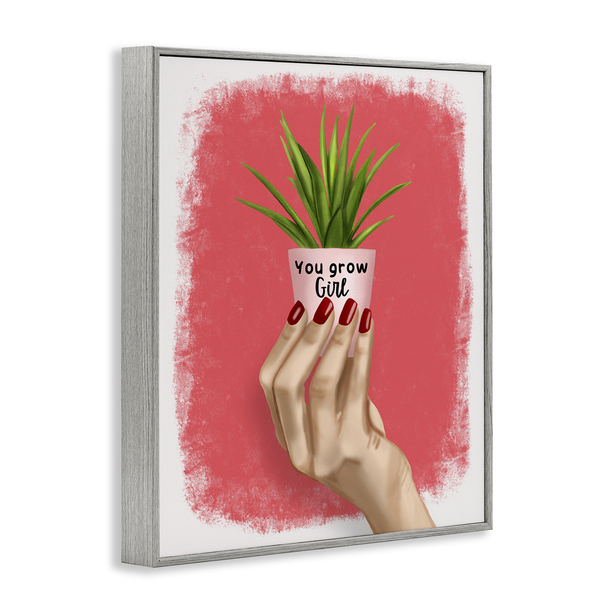 Ebern Designs You Go Girl Plant Giclee Art by Saba Rauf | Wayfair