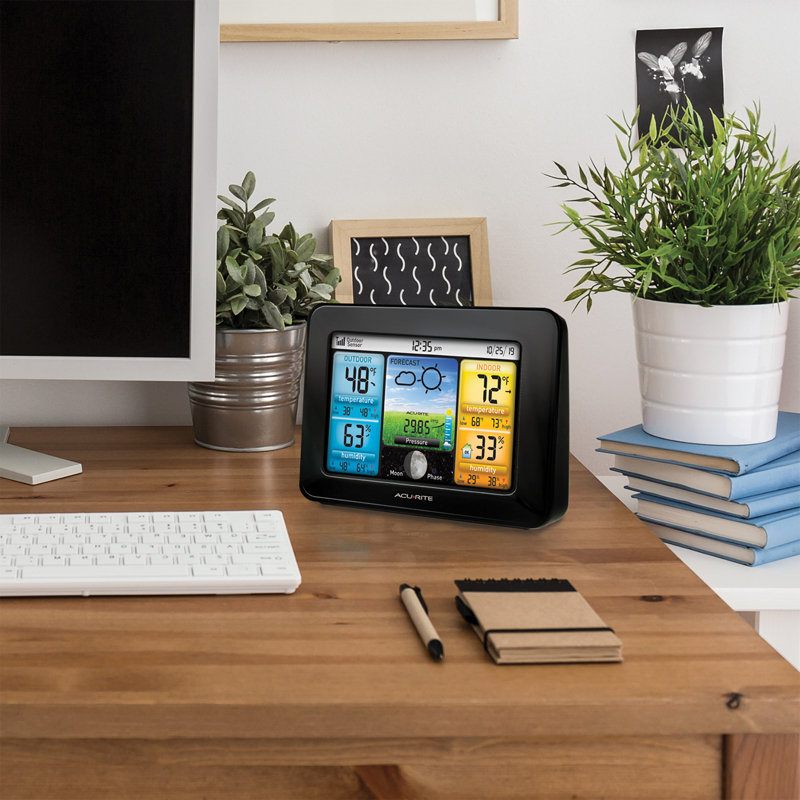 AcuRite Weather Station Forecaster with Color Display for Temperature ...