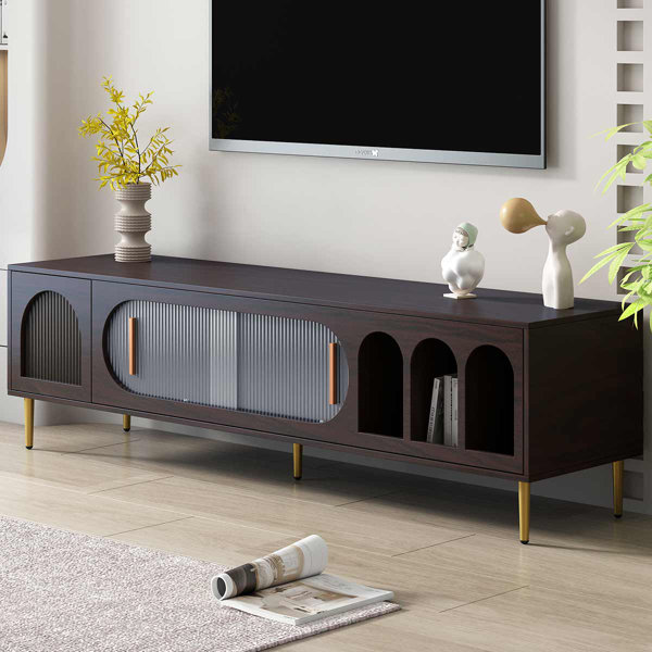 Mercer41 Meuble télé pour téléviseur de 70 po ou moins Yakisha ...