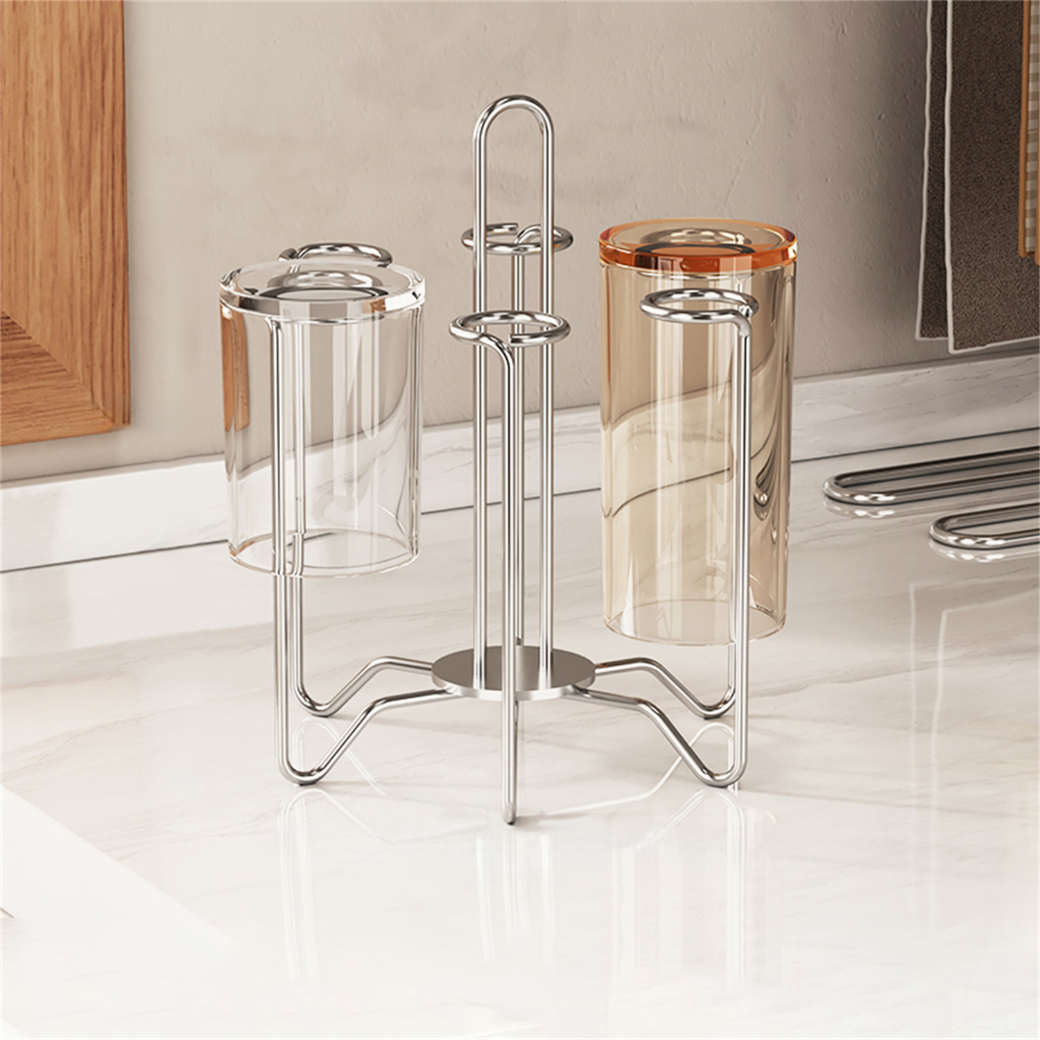 Ebern Designs Home Water Cup Rack | Wayfair